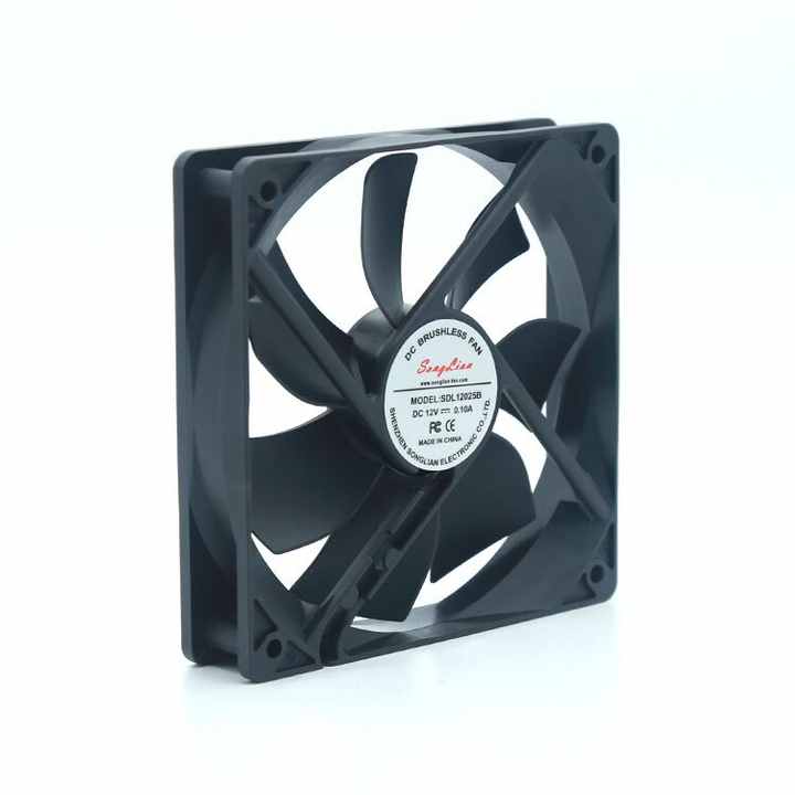 Low Noise Fan Dc 12v 12025 0.80a Cooling Fan Ip67 120mm Usb Ball ...