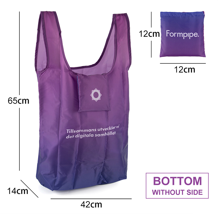 Custom Rpet Foldable Shopping Bags - The One Packing Solution