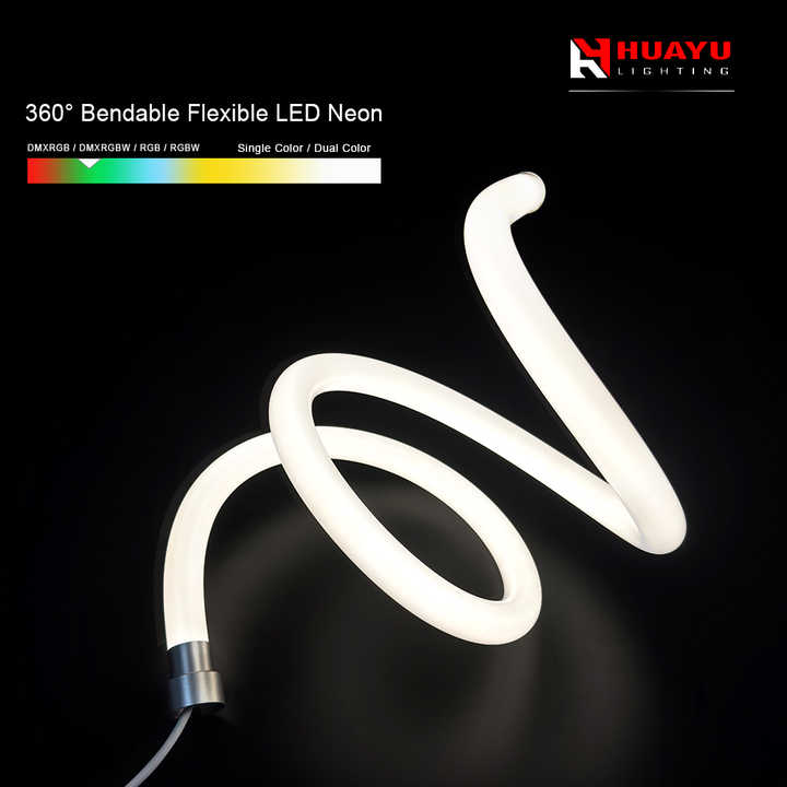 Silicone 360 Degree LED Strip - High Bright Flex Lighting