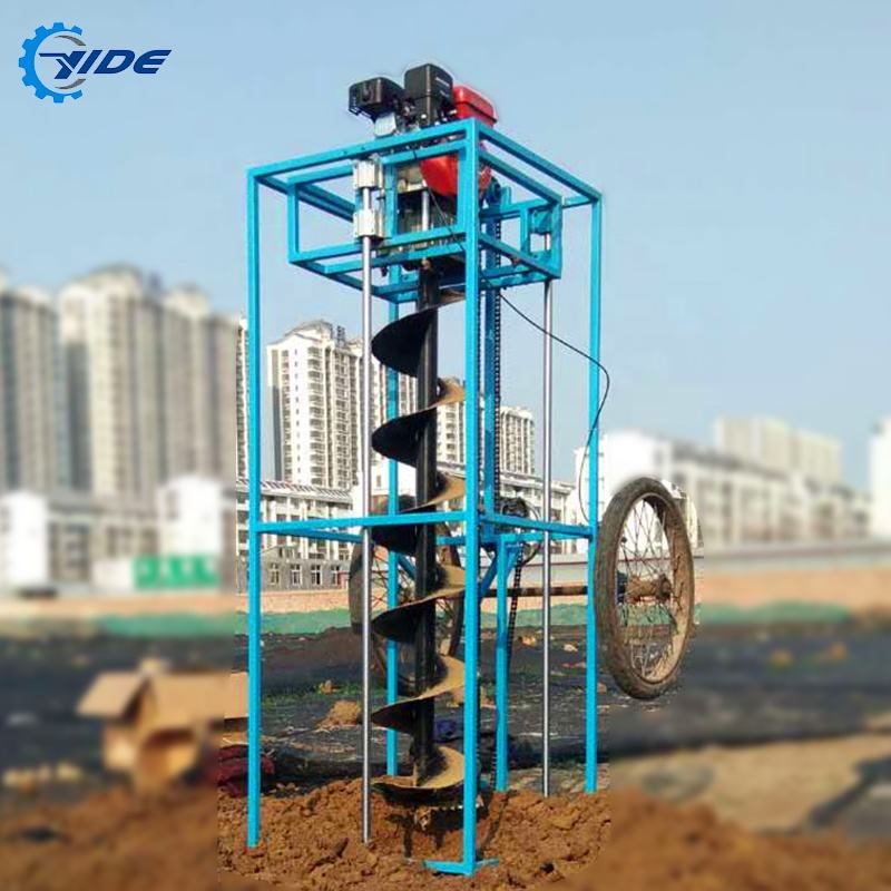 Hydraulic Ground Spiral Pile Driver for Construction Foundation ...
