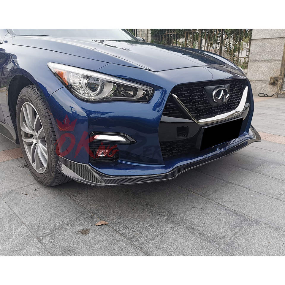 Q50 VaRS Style Carbon Fiber Front Lip for INFINITI Q50 400R| Alibaba.com