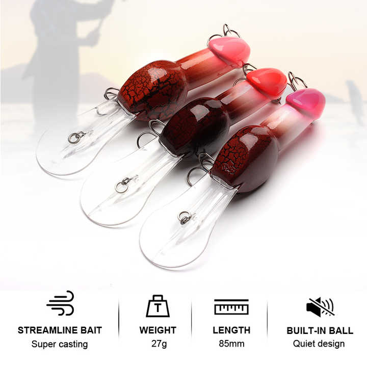 XinV Newbility Crank Bait Deep Divers Floating Long Rigged Bill Bib ...