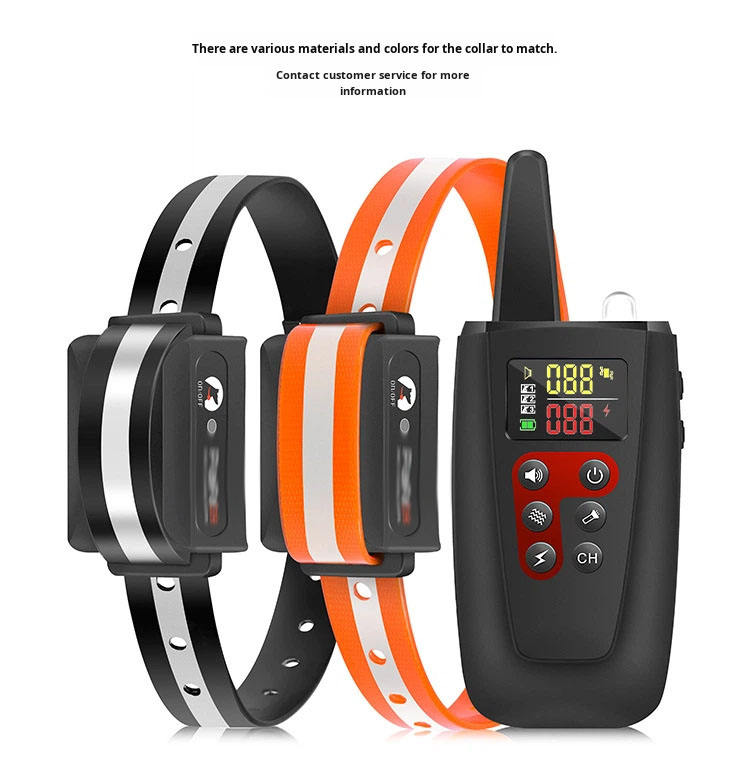 Outdoor Waterproof Electric Dog Training Collar with Anti-Barking ...