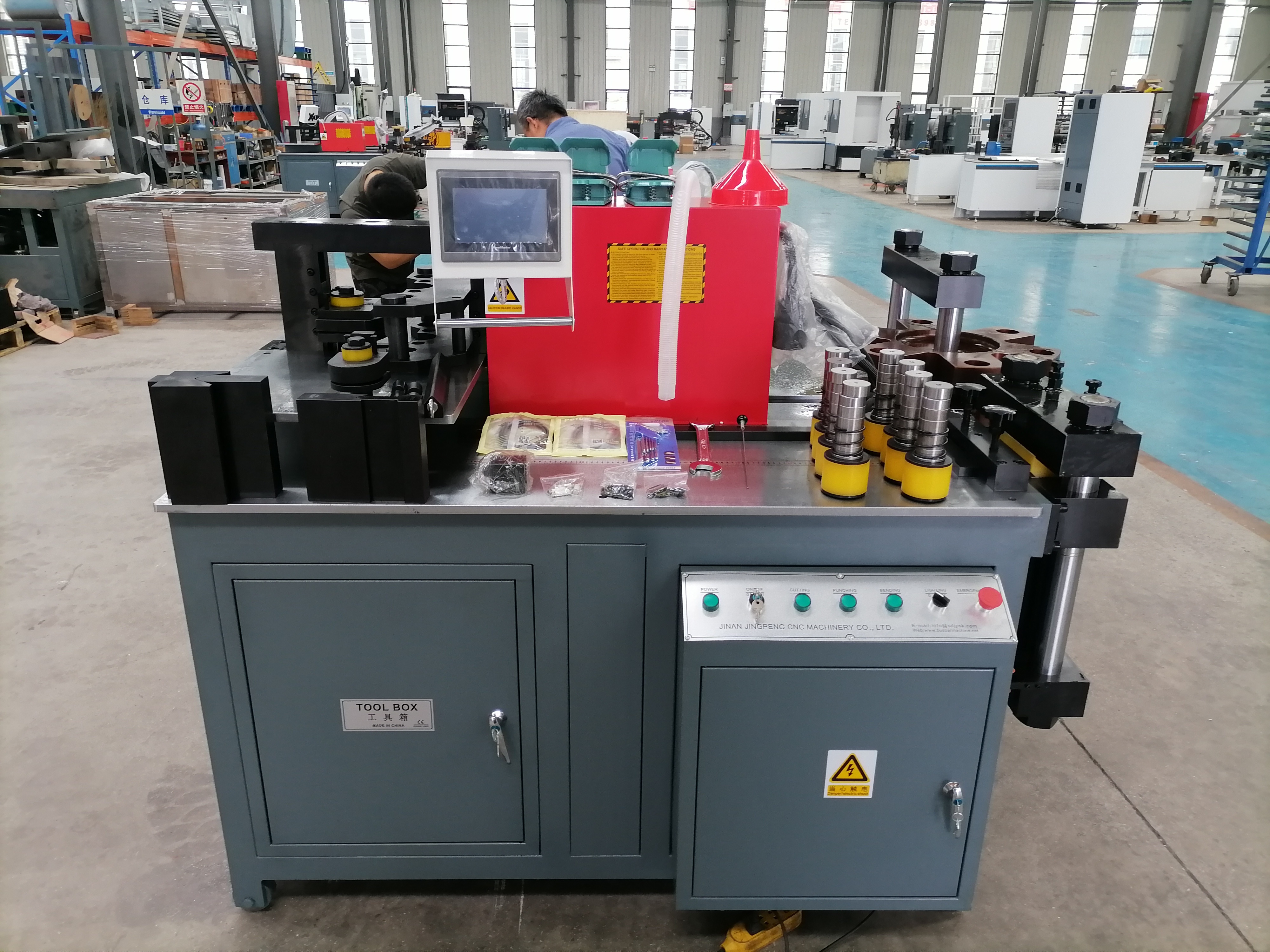 China JPSK CNC Copper Bender Machine Busbar Bend Cut Punch Machine For Transformer Manufacturer ...
