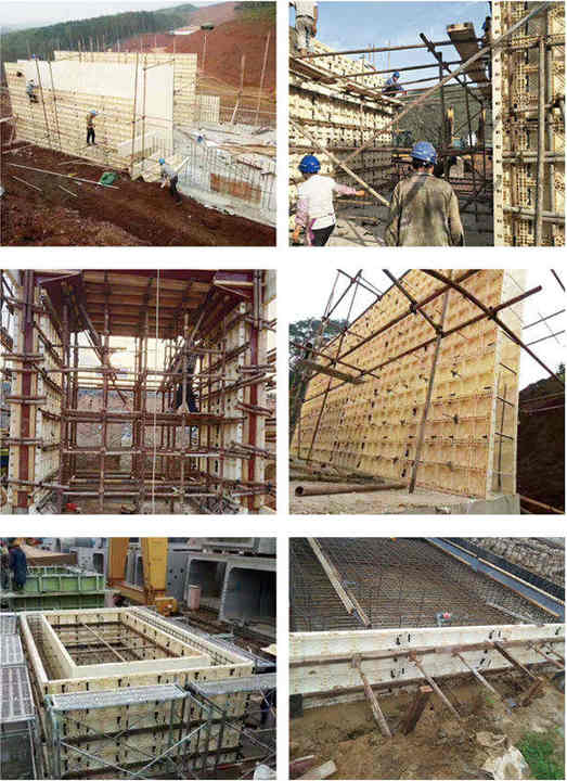 Plastic Formwork Wall Slab Form System for Building Concrete Mold PVC ...