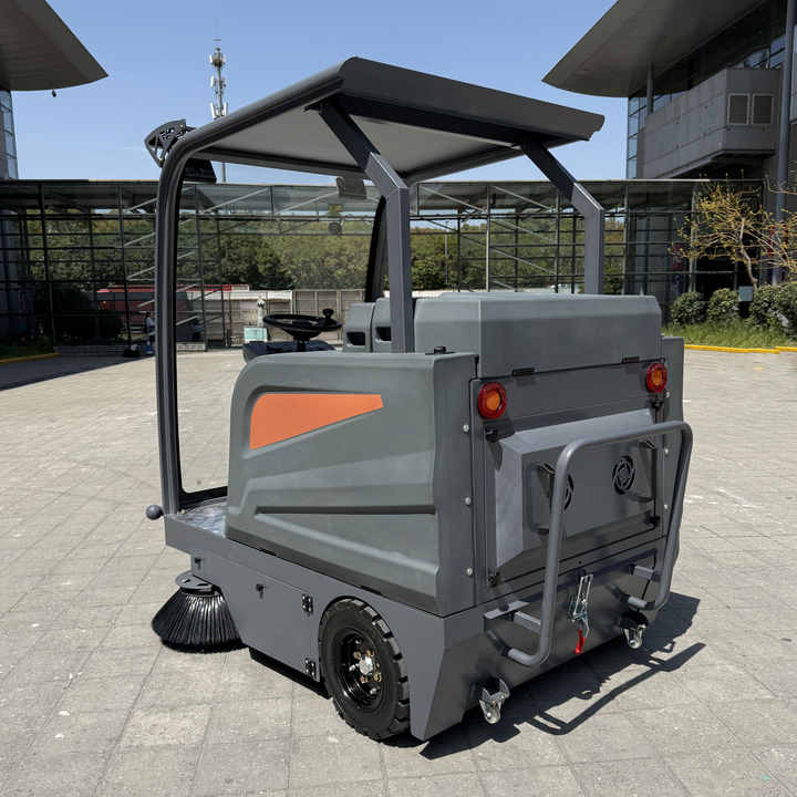 Patented Electric Ride-On Sweeper-Self-Propelled 48V Deep Clean for ...