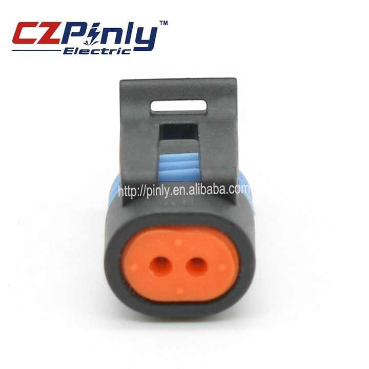 2 Way Aptiv Delphi Metri-Pack Pa66 Female Automotive Connector
