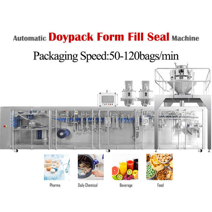 180SDZ CE Certificated Horizontal Form Fill & Seal HFFS With Doypack ...