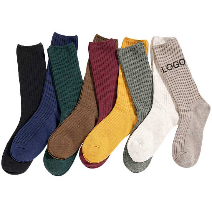 Sock Logo Embroidery No Minimum Order Design Sports Men Print Womens ...