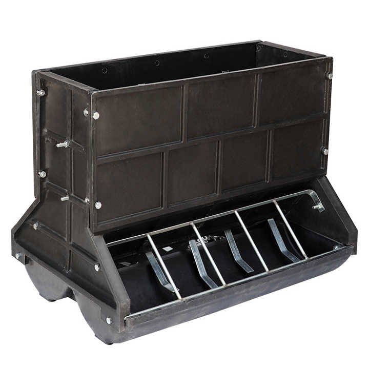 Double-sided Plastic Pig Feeder Trough - Automatic Feeding