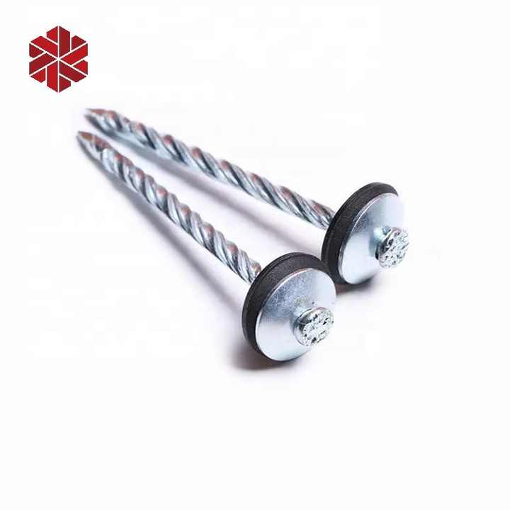 Durable Electro Galvanized Roofing Nails - Twisted Shank