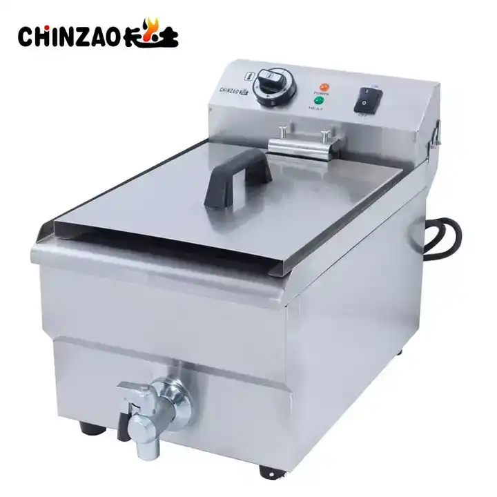 New Design 17L Commercial Electric Deep Fryers Stainless Steel Deep Fat ...