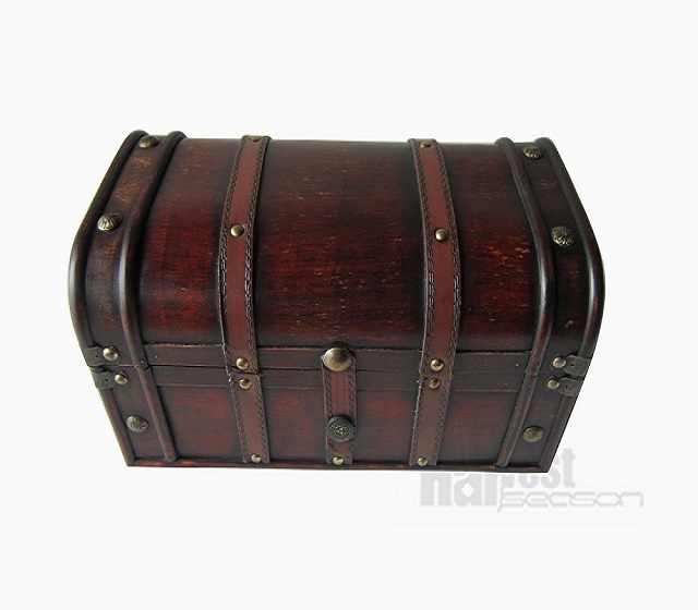 Pirate Treasure Chest - Large Wooden Multifunctional Box