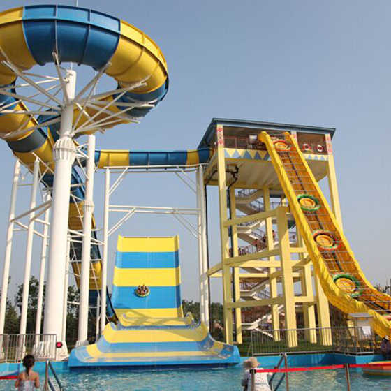 Customized Fiberglass Water Park Slides - Boomerang Tube
