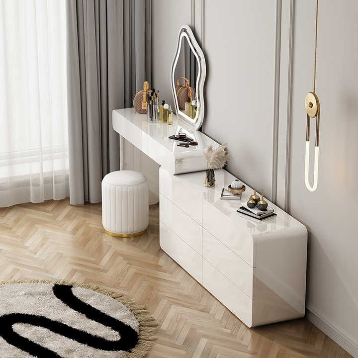 Modern Nordic Designs Dressing Table with LED Mirror