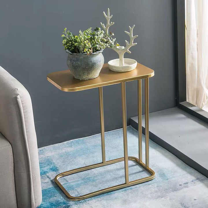 Wholesale Popular Luxury Golden Simple Side Tables for Living Room Sofa ...