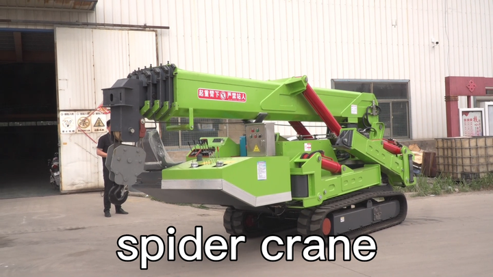 Heavy Duty Mini Spider Crawler Crane - 8T Lifting Power