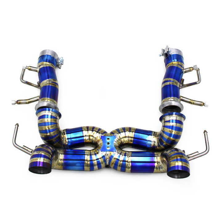 COC Titanium Sport Straight Exhaust for Ferrari SF90