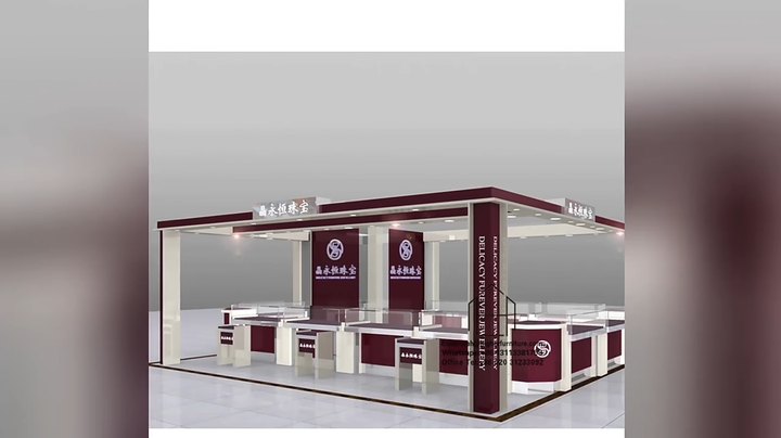 Luxury Food Kiosk Design for Retail - Customizable Solutions