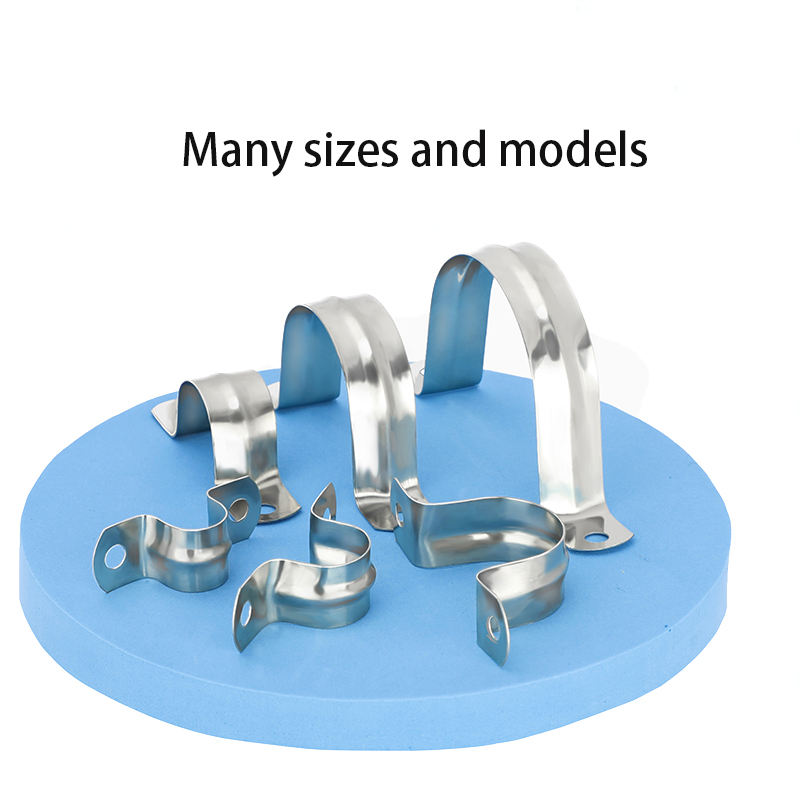 U-shaped Galvanized Stainless Steel Metal Hose Clip Saddle Pipe Clip ...