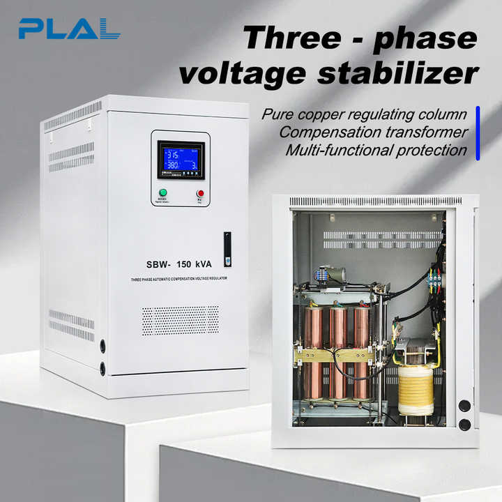 Automatic SBW-150KVA Power Regulator 220V AC Voltage Stabilizer Home ...