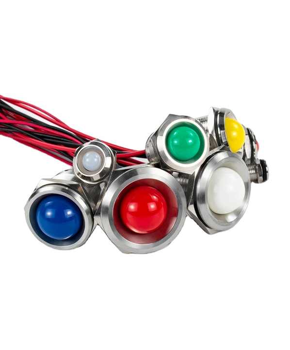 Light Emitting Diode Illuminated Metal Waterproof Button Sailing High ...