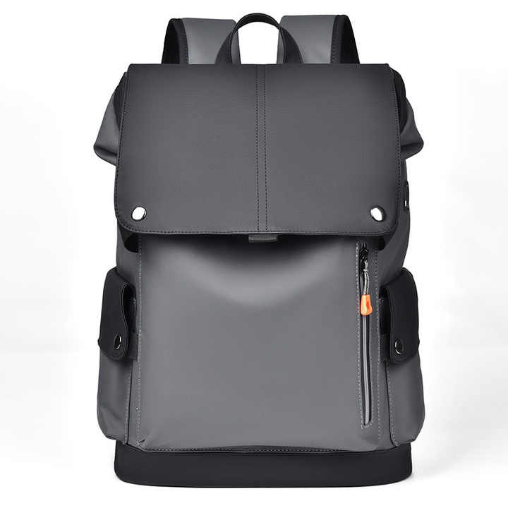 2024 Men's Travel Backpack - Large Capacity & Trendy PU Leather