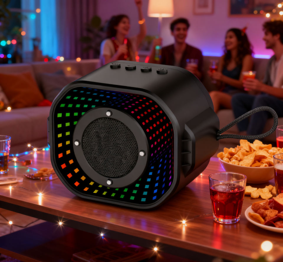 RGB Color Speaker Mini Speaker Portable Speaker Wireless Small Speaker ...