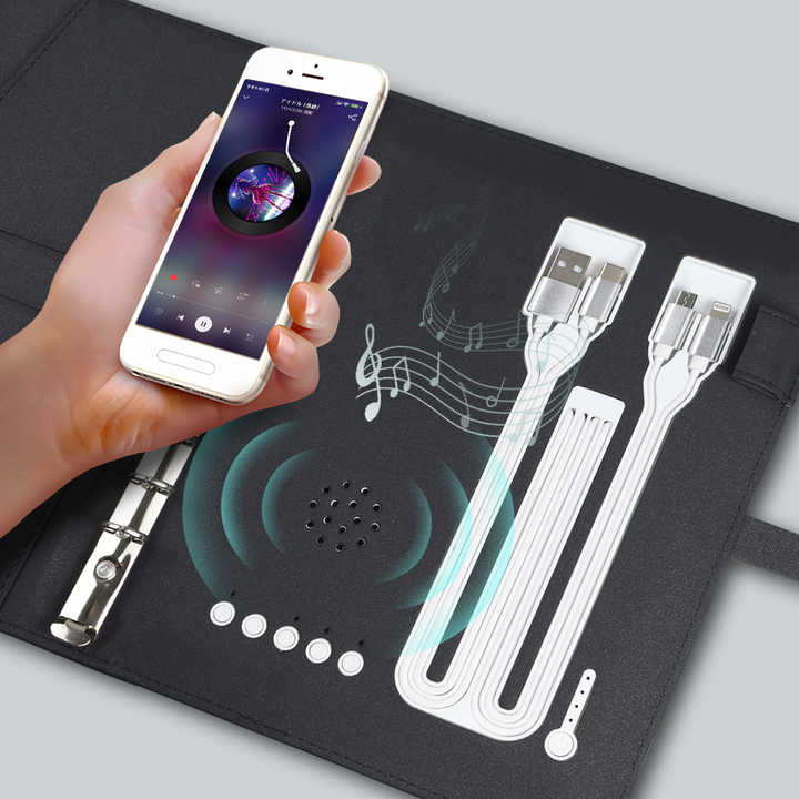 Customized Smart Power Bank Notebook with USB Flash Drive