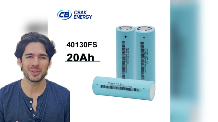 CBAK 40130FS Battery - 3.6V 20ah 3C Lifepo4 Cell for Tools