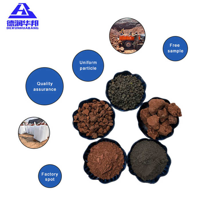 Natural 1-3mm Black/Red Basalt Crushed Stone Volcanic Rock for Garden ...