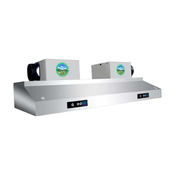 US-Certified Commercial Range Hood Stainless Steel Electric Ventilation ...