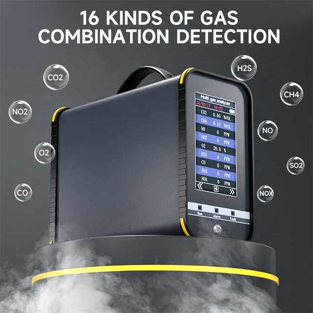 16-in-1 Portable Gas Analyzer - Instantaneous Readings