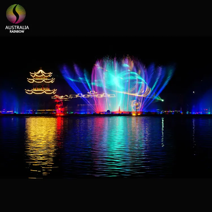 Water Screen Projection Fountain - 3D Hologram Show Laser