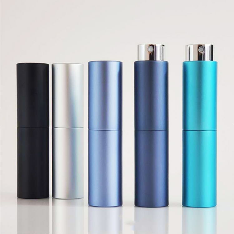High quality Customized Logo Aluminum Twist Perfume Atomizer Spray ...