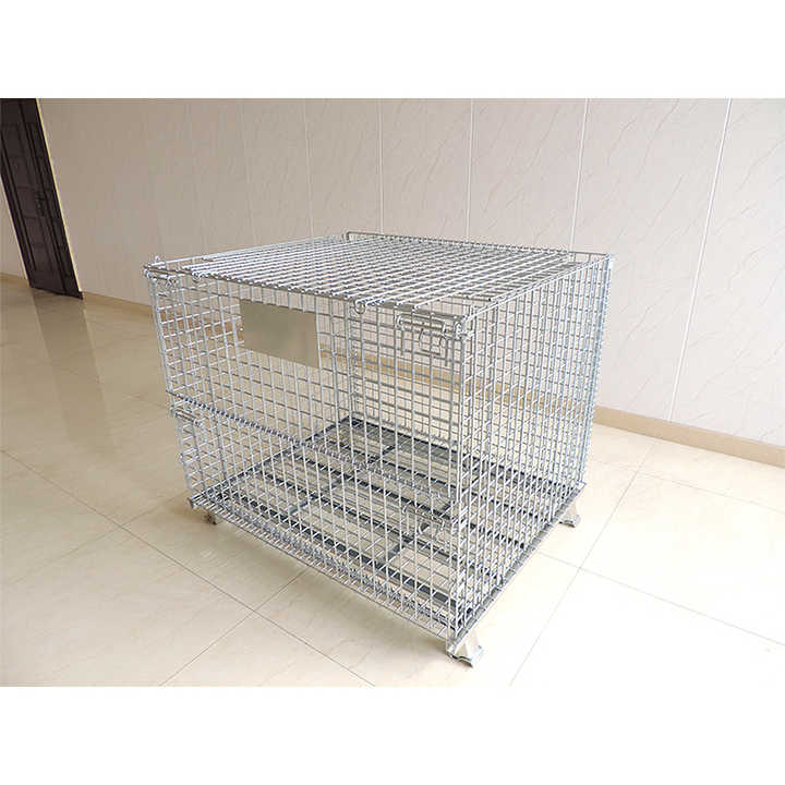 Industrial Wire Mesh Cages for Warehouse Storage | Stackable & Secure ...