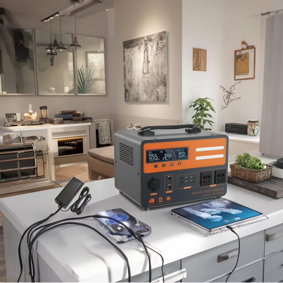 2000Wh Portable Power Station with 2000W Mini LiFePO4 Battery Solar ...
