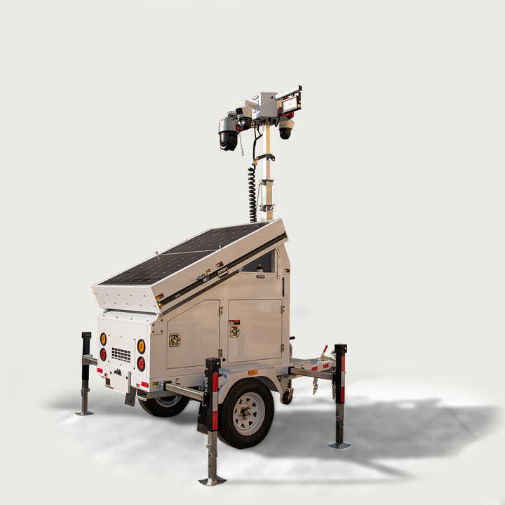 UNIV Solar Powered Mobile CCTV Trailer - Secure & Versatile