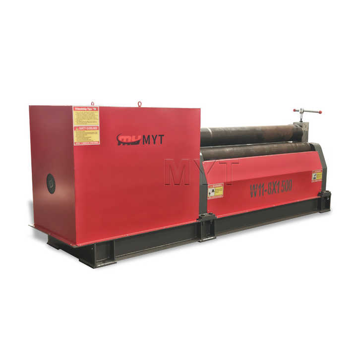 MYT W11 10X2500 Three Roller Mechanical Symmetrical Steel Plate Rolling ...