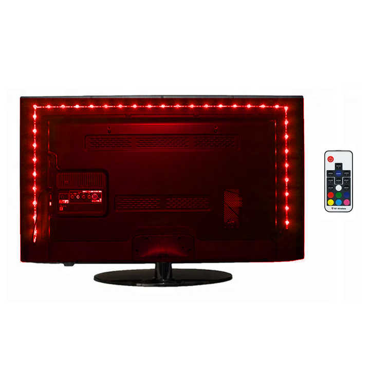 5M USB LED Tv Strips Backlight RGB Remote Control LED Indoor Light TV ...