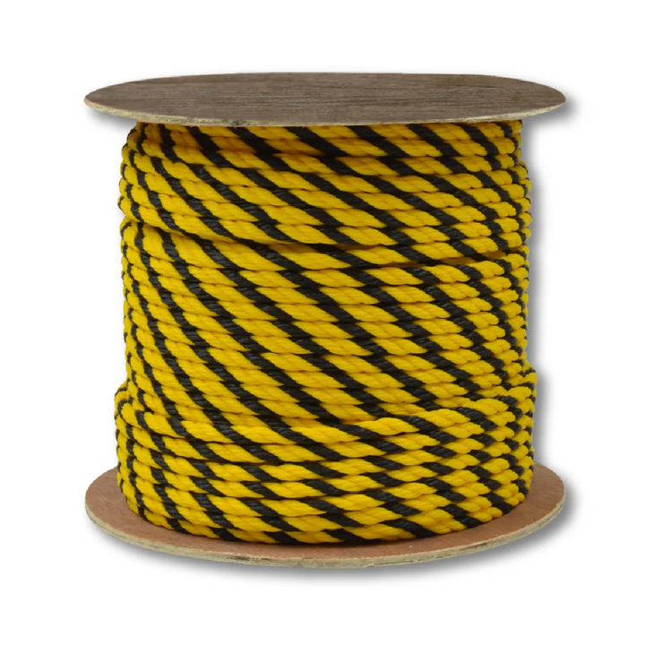 China Manufacturer 3 & 4 Strands PE Rope HDPE Tiger Rope Warning Marine ...