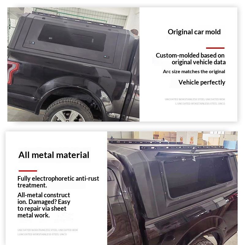 Manual Waterproof Locking Aluminum Alloy Truck Topper for Ford Ranger ...
