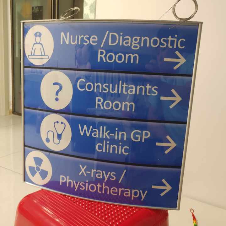 Top Grade Curved Office Door Signs Aluminum Profile Modular Signage ...