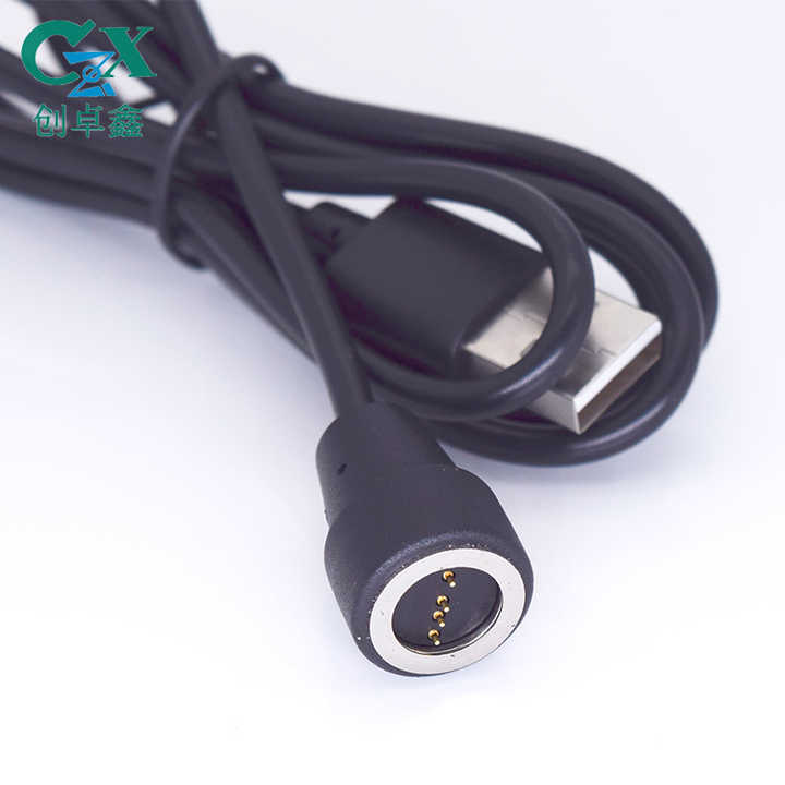 4pin charging 360 blind-mating connector 5V2A pogo pin magnetic ...