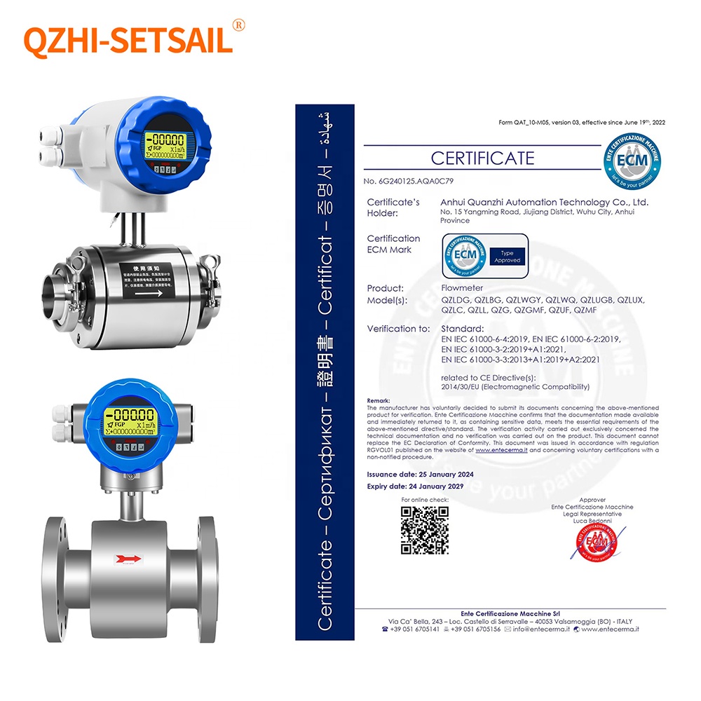 Advanced Precision with Reliable electromagnetic flowmeter acid liquid ...