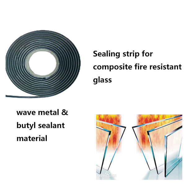 Butyl-Based Fire-Resistant Sealing Gasket for Tempered Fire Glass ...