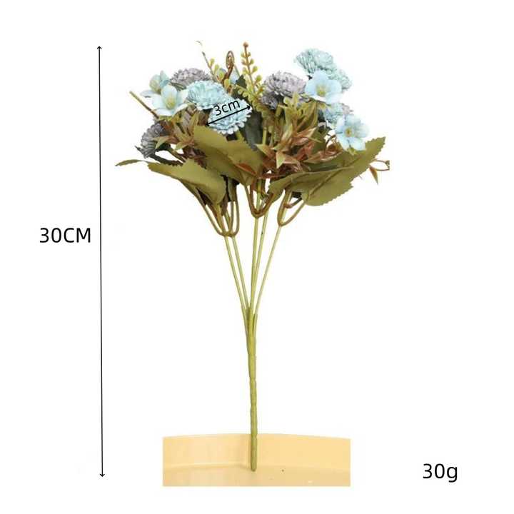 YOPIN-3621 Wholesale 5 Forks Carnation Bouquet Artificial Real Touch ...