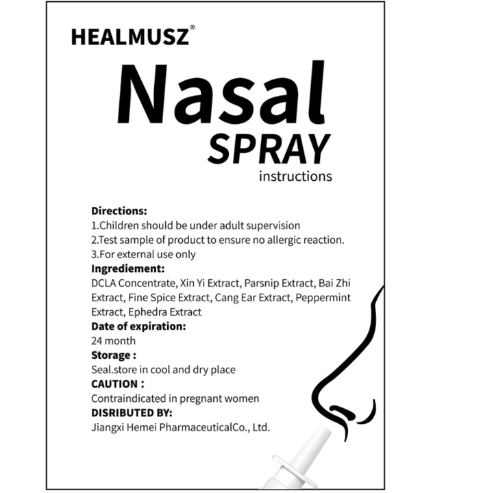 Custom Logo & Box Nasal Nose Care Rhinitis Sinusitis Spray