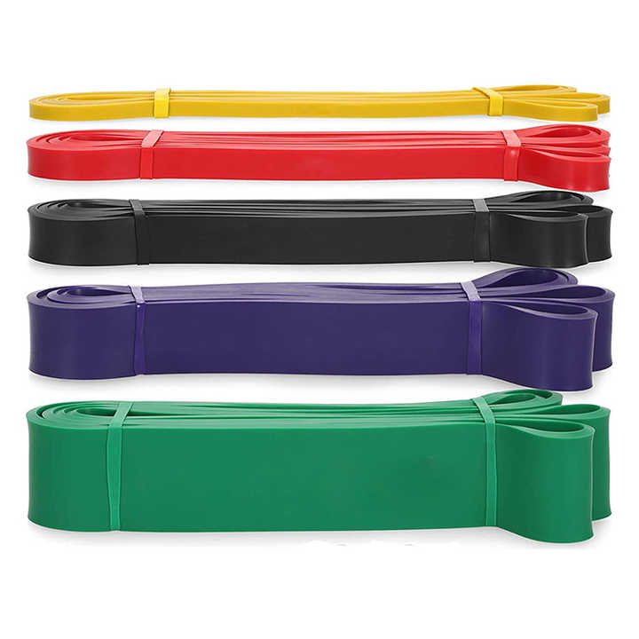 Fitness Latex Resistance Bands - Power Exercise Stretch Pull up ...
