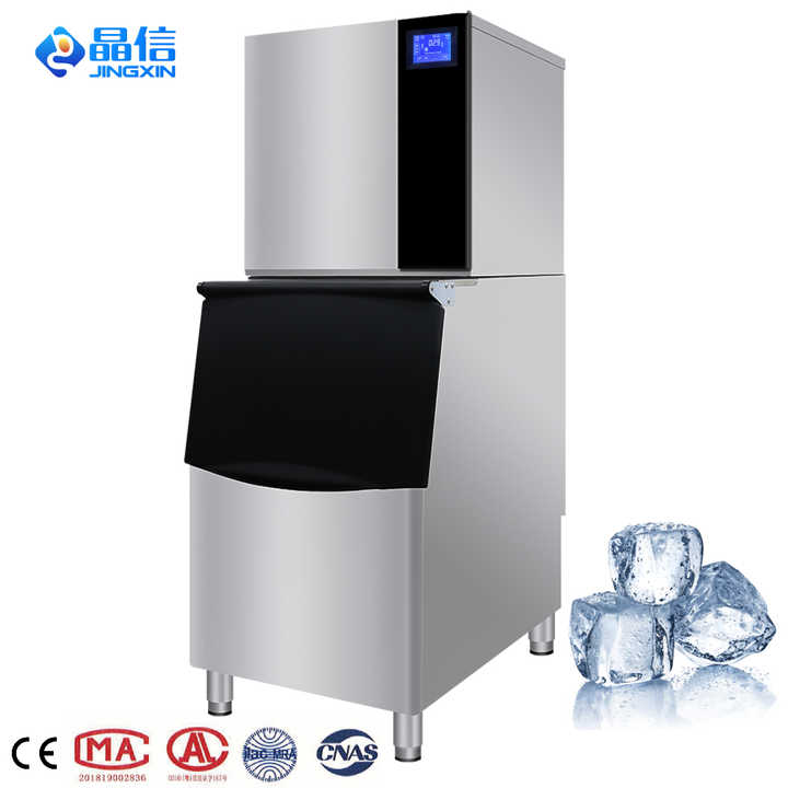Commercial 400kg Ice Cubes Machine Business Use Ice Maker with 400kg ...